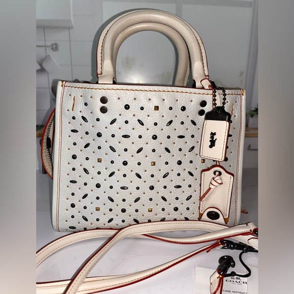 Coach | Bags | Coach Chalk Prairie Rivets Rogue 25 | Poshmark